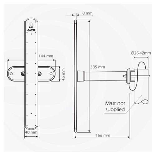 MULTI-band 433-868 MHz 0dB Sirio